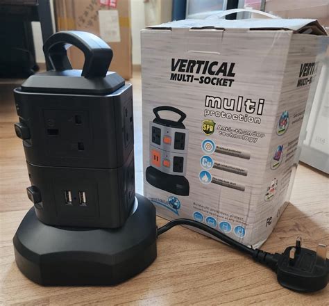 Vertical Multi Socket Tv And Home Appliances Electrical Adaptors And Sockets On Carousell