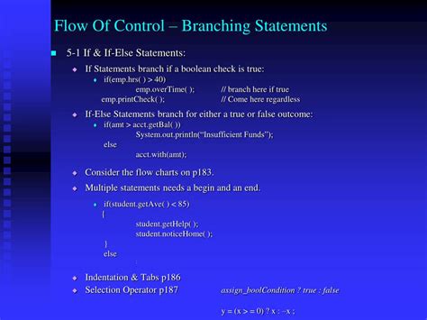 ppt flow of control branching statements powerpoint presentation
