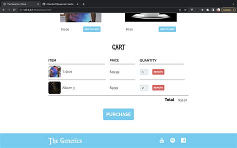 github hitendra27 javascript vanilla shoppingcart