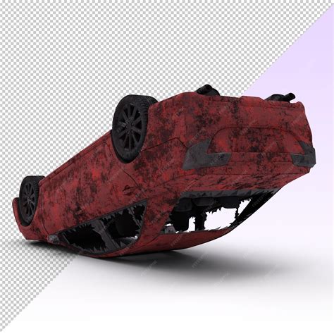 Premium Psd Crashed Car