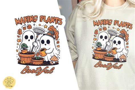 Making Plants Bootiful Cute Ghost Png Graphic By Beedrawings · Creative