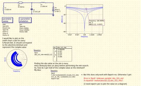 Equations In Nested Simulations QucsStudio