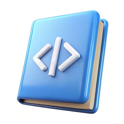 Psd Coding Book 3d Icon Stock Illustration Illustration Of Graphic