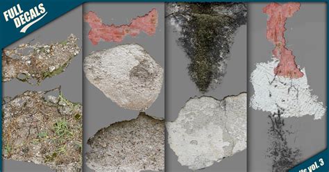 Wall Decals Vol 3 2d Textures And Materials Unity Asset Store