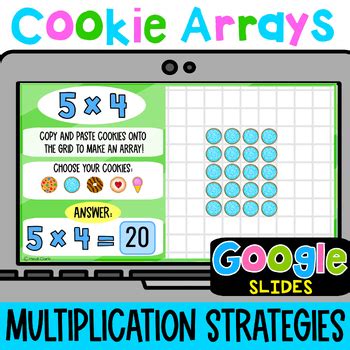 Digital Multiplication Strategies Create Arrays In Google Slides