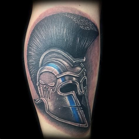 Gladiator Helmet Tattoos