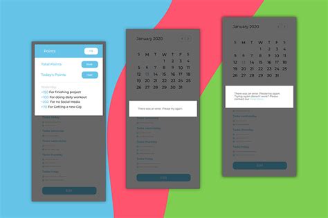 Calendar App UI Design On Behance