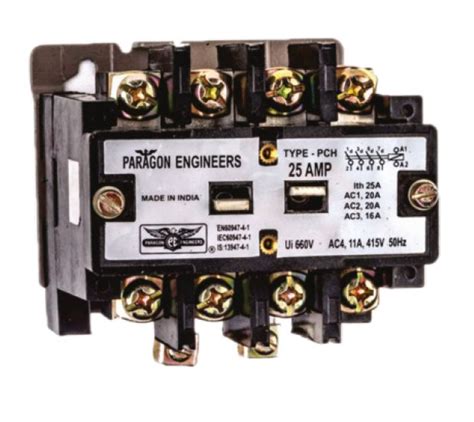 Electric Motor Contactor Feature Ruggedness Anti Corrosive Easy Installation At Best Price