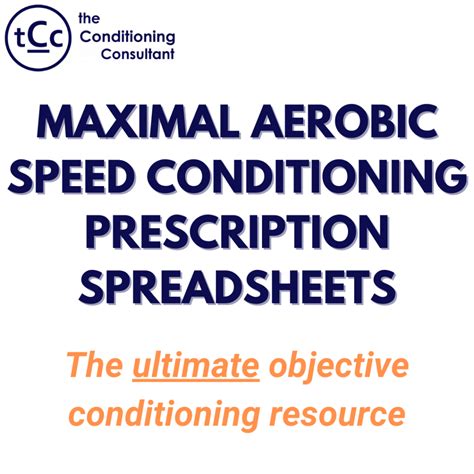 Maximal Aerobic Speed Excel Mas Buy Now