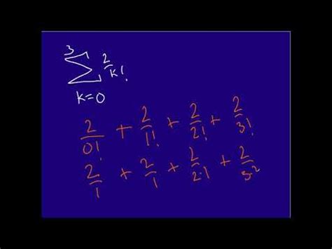 Summation Notation VIDEO Educational Research Techniques