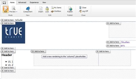 Add Component In Sitecore Page Editor Aspnet And Sitecore Blog