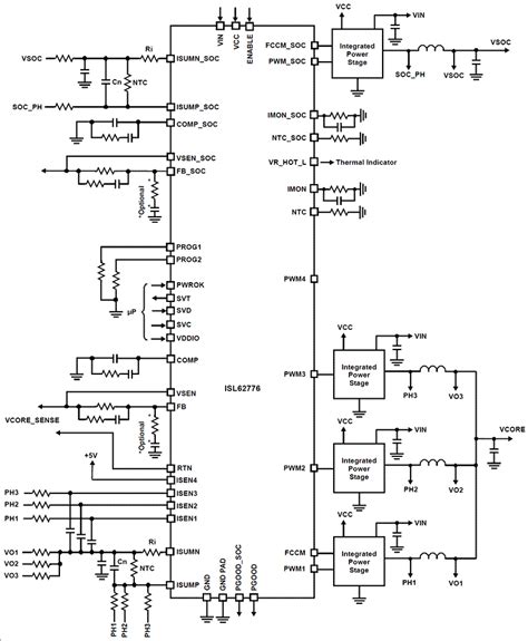Isl62776 Multiphase Pwm Regulator For Amd Cpus Using Svi2 Renesas 瑞萨电子