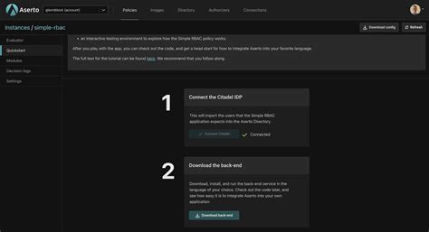 Download The Simple RBAC Backend Aserto Docs