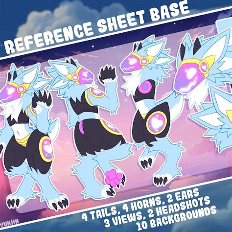 Protogen Reference Sheet Base Etsy