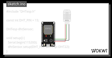 Tempsensor Wokwi Esp32 Stm32 Arduino Simulator