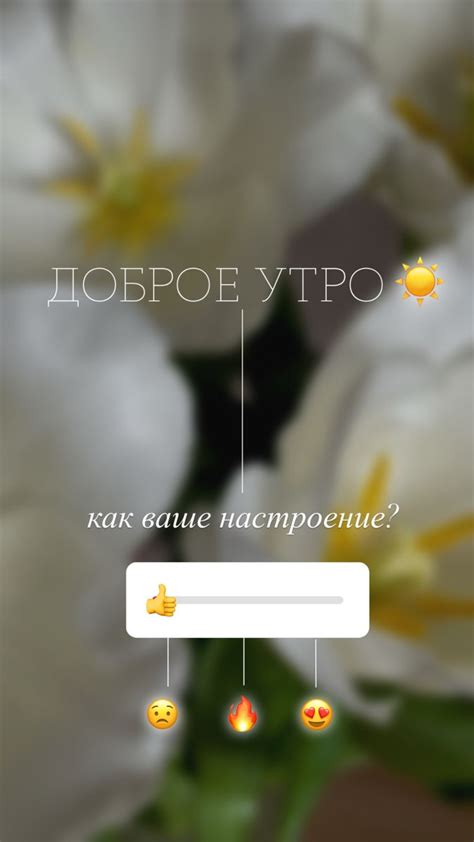 Доброе утро сторис