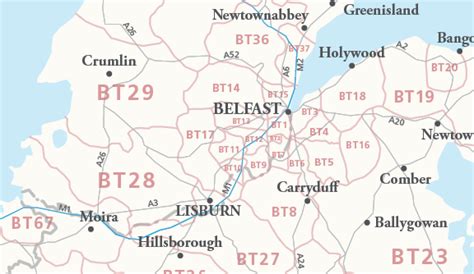 Best Uk Postcodes Map With All The Postcode Districts Post Towns And