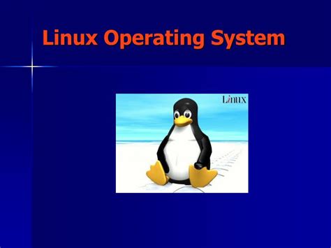 PPT Linux Operating System PowerPoint Presentation Free Download ID