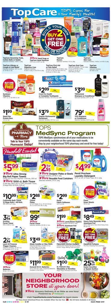 Tops Markets Early Ad Preview And Coupon Matchups Week Of 2 18 18 My