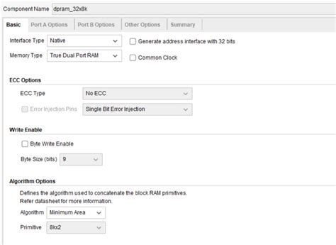 true dual port ram write b port a port data output an abnormal data