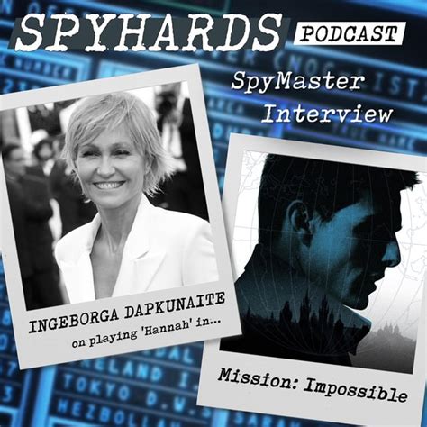 Ingeborga Dapkunaite Interview On Mission Impossible And More R