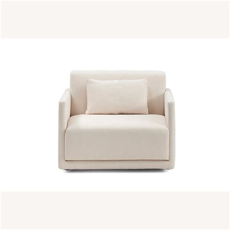 Dark Gray Fabric Armchair Aptdeco