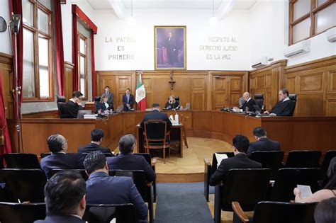Sesión Pública De La Primera Sala De La Suprema Corte De Justicia De La