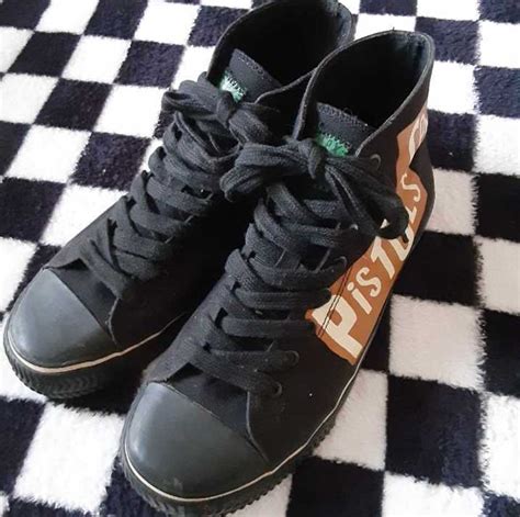 Yahooオークション Draven ハイカットスニーカー Sex Pistols Punk