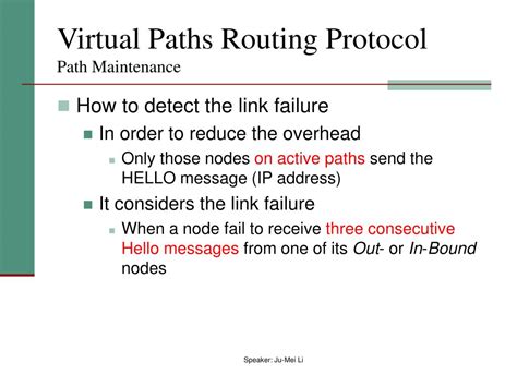 Ppt Virtual Paths Routing A Highly Dynamic Routing Protocol For Ad Hoc Wireless Networks