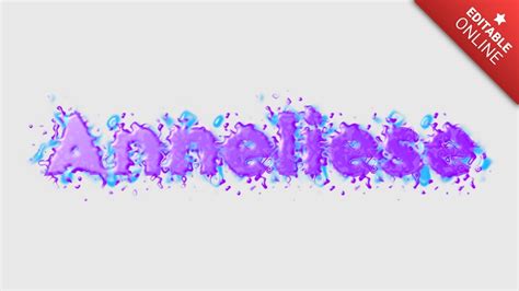 Anneliese Text Style Effects Generator