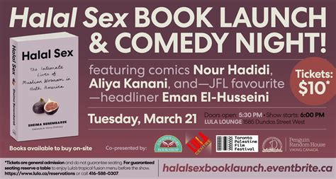 Halal Sex Book Launch And Comedy Night Rprogressiveislam