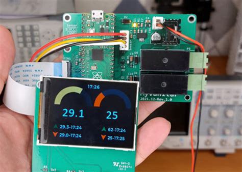 Graphical Temperature Humidity Control Unit Using A Raspberry Pi Pico Home Automation