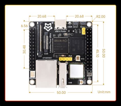 Luckfox Pico Ultra Rv1106 Linux Micro Development Board Onboard Wifi 6