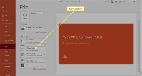 How To Print Multiple Slides On One Page In Powerpoint
