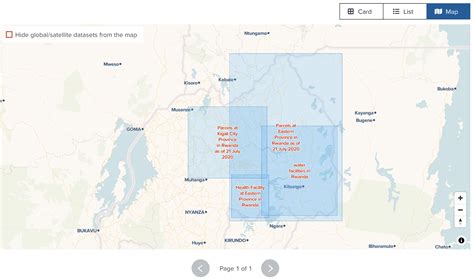 searching datasets on datasets page geohub documentation