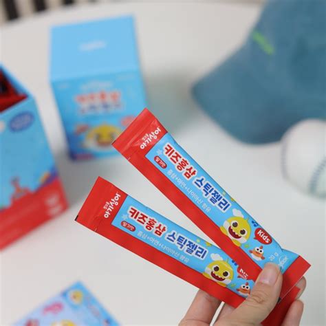 핑크퐁 아기상어 키즈홍삼 스틱젤리 아들이 짱 좋아라해 네이버 블로그