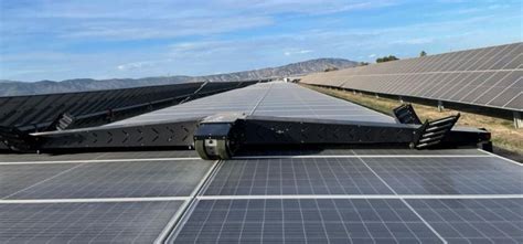 This Autonomous Robot Uses Solar Power To Clean Solar Panels New Products