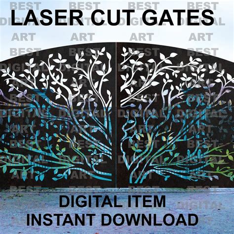 Tree Of Life Metal Gate Etsy