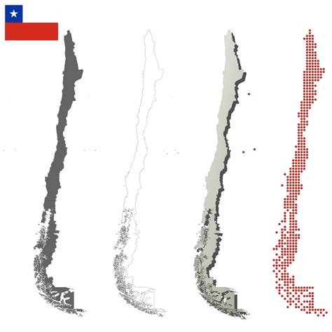 칠레 지도 벡터 Freepik에서 무료 고품질 벡터를 다운로드하세요 Freepik