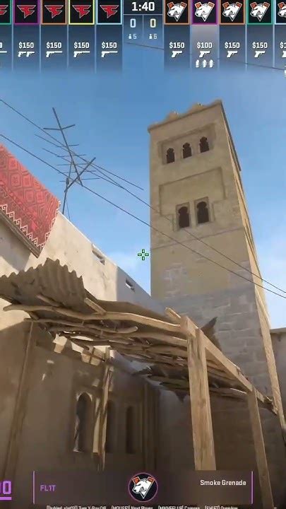 Cs2 Mirage Short Smoke From Aps Youtube