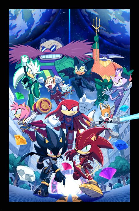 Sonic The Hedgehog And The Justice League Are Teaming Up Again In A New
