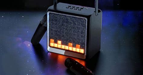 화려한 비주얼 효과로 노래방 분위기 연출하는 머레이 웨이브 Led블루투스 노래방기계 앱스토리