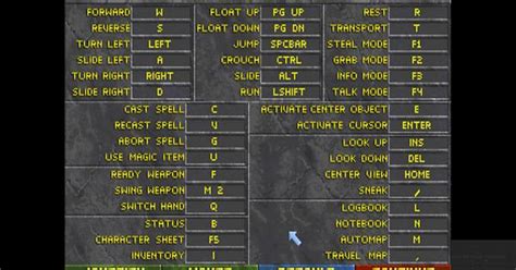 Daggerfall Controls Album On Imgur