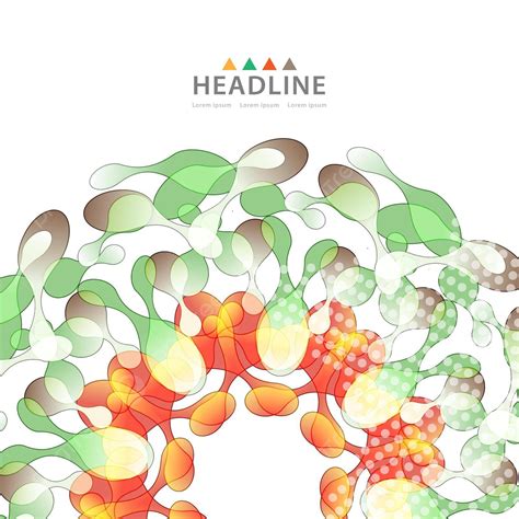 Brochure Header Layout Template Presentation Leaflet Background Vector Presentation Leaflet