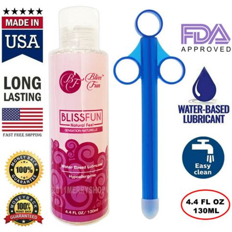 Lube Personal Lubricant Water Based Sex Lubricant Launcher Injector