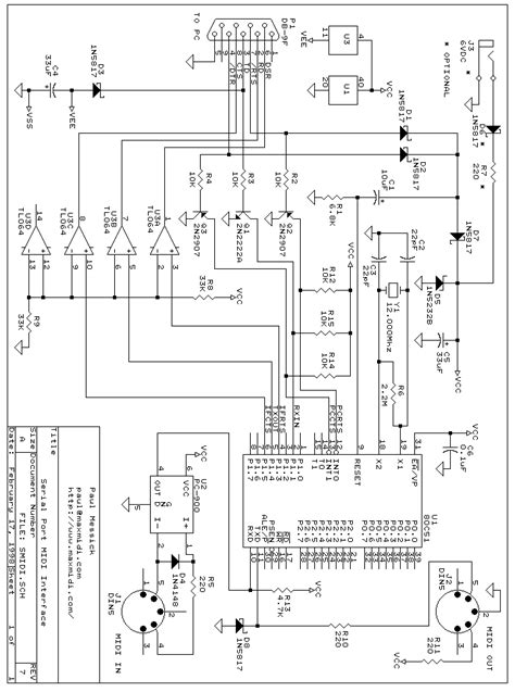 Serial Midi Interface Under Musical And Effects Circuits 4734 Next Gr