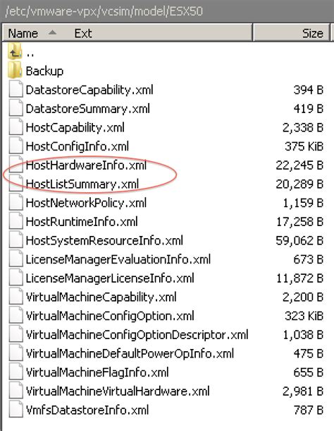 Working With The Vcenter Server Simulator 55 Configuring Custom Esxi
