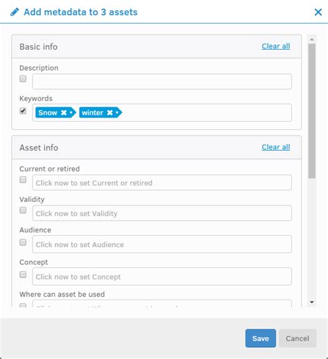adding metadata to assets documentation and user guides fotoware