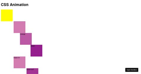 Css Web Animation Basics Codesandbox