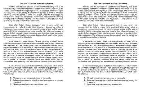 Cell Theory Discovery And Development